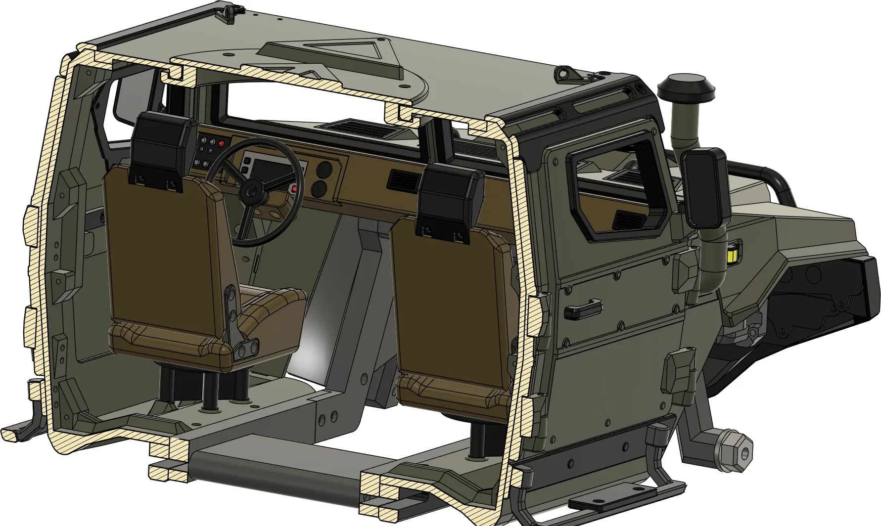 Catmaw AFV - model car or RC car body for SCX10 by polymech3d ...