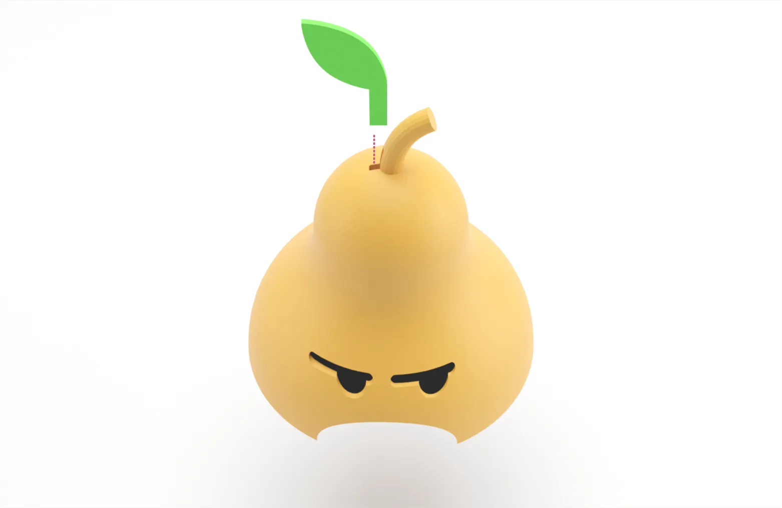 Cat Treat Toy - Rocking Pear by MaKim MakerWorld: Download Free 3D Models