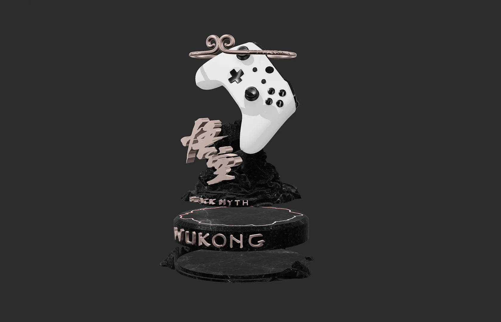 Black Myth Wukong - Xbox Game Controller Base - Free 3D Print Model ...