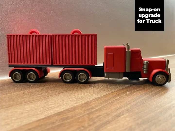 Truck with snap-on upgrades by StudioRCMakerWorld: Download Free 3D Models