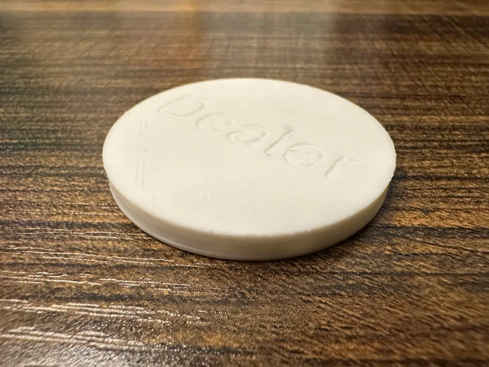 Dealer chip by Mason - MakerWorld