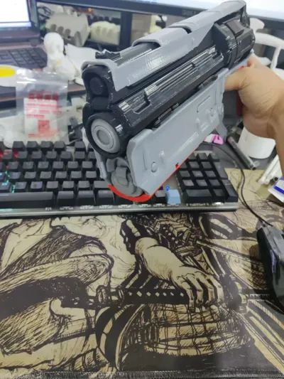 Cyberpunk 2077 Comrade's Hammer Pistol by user_1517808604 - MakerWorld