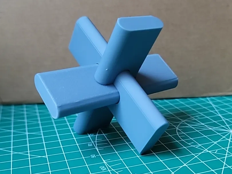 Luban Lock / Kongming Lock (Three Pass) by Newπ - MakerWorld