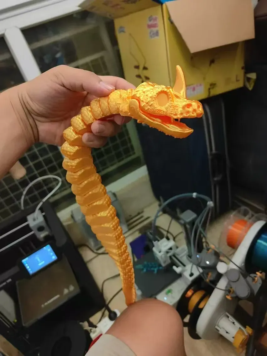 Snake that will soon turn into a dragon by liupeiyty MakerWorld ...