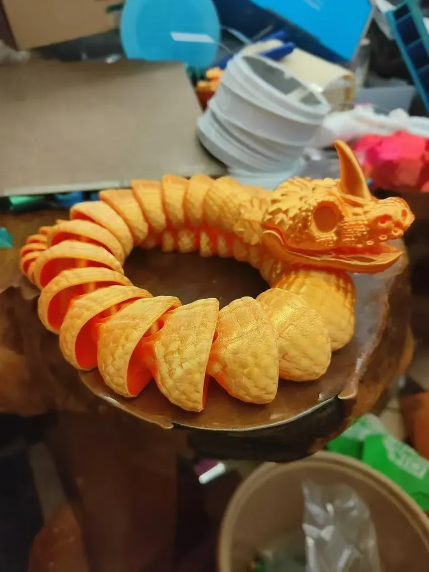 Snake that will soon turn into a dragon by liupeiyty MakerWorld ...
