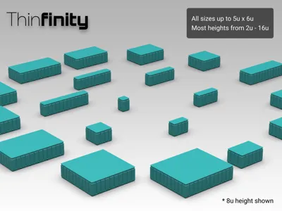 Magnetic Single Part Vase-Mode Gridfinity Bins Remixed by Lash 3D ...