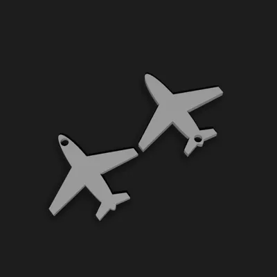 Airplane keychain by Krupik MakerWorld: Download Free 3D Models