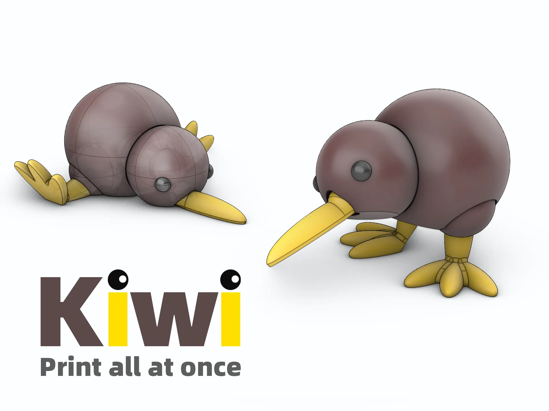 KIWI - Free 3D Print Model - MakerWorld