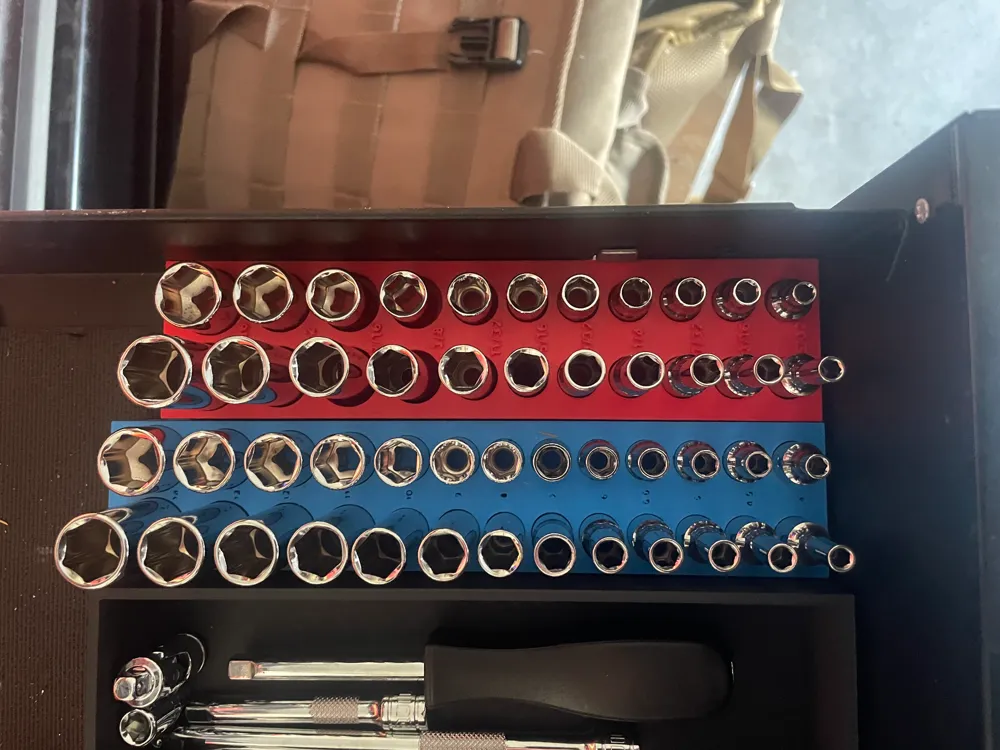 3/8 inch Quinn master set socket holder - Free 3D Print Model - MakerWorld