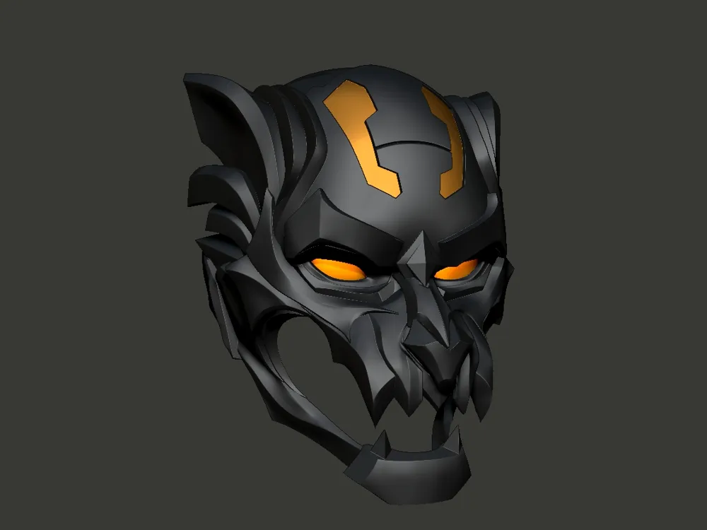 Dire Wolf Exodus Mask by Black Gorilla Armory - MakerWorld