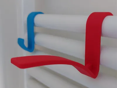 towel radiator hanger / hook by ZiRo3D - MakerWorld