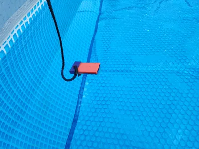 Pool solar cover clamp by mat - MakerWorld