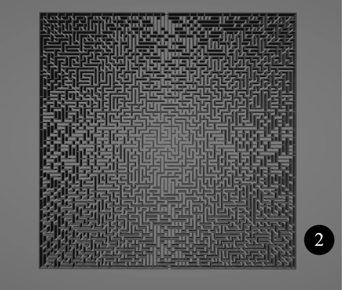 Maze Challenge Model 70x70 NO.2 | Ultimate Test for Printer Leveling by ...