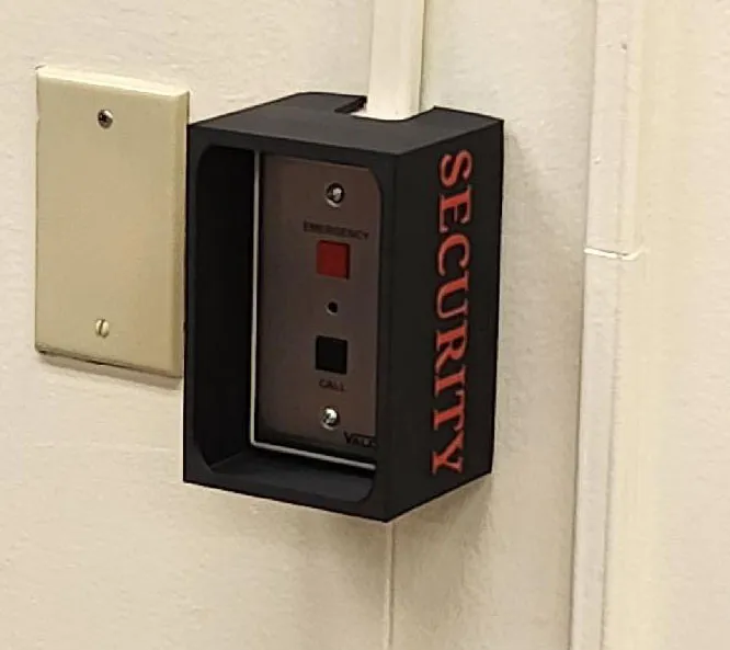 Security Alarm Box Cover by cdx1967 - MakerWorld