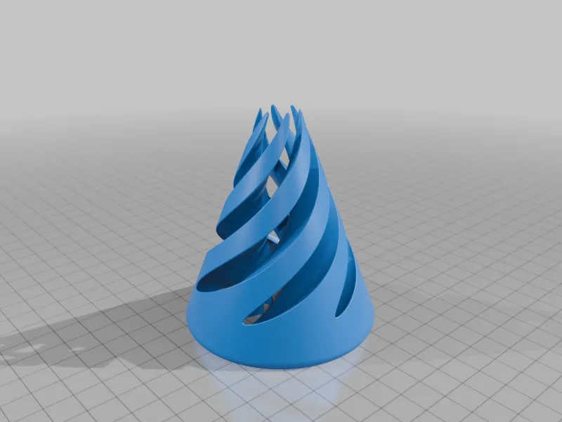 Another Spiral Cone Thing Remixed by 笑看晨阳 MakerWorld: Download Free 3D ...