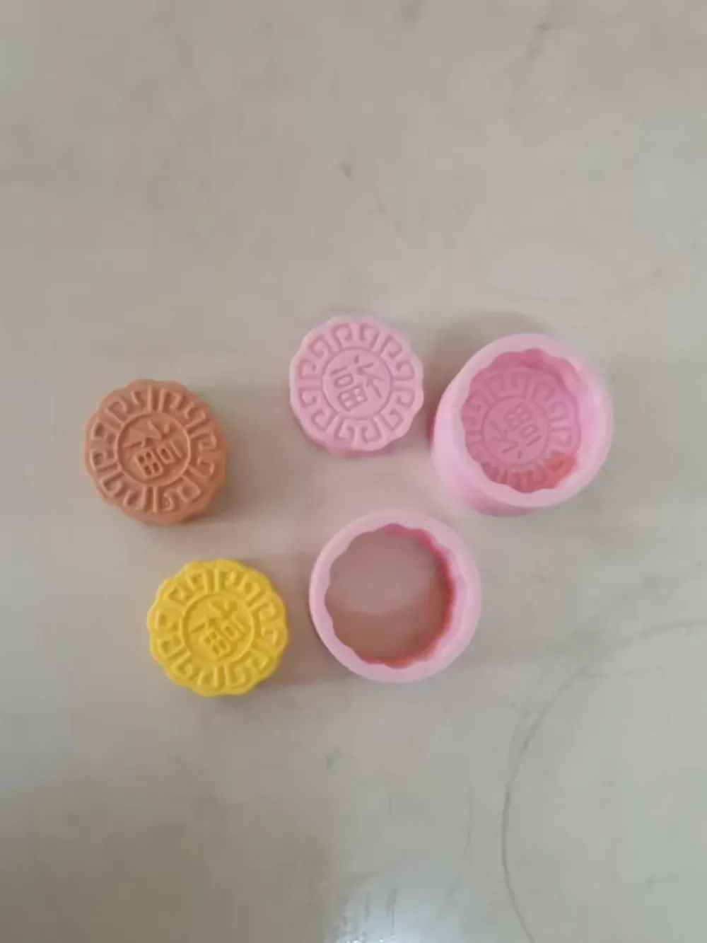 Mooncake molds, hand-pressed model stamps by HaiBoWen - MakerWorld