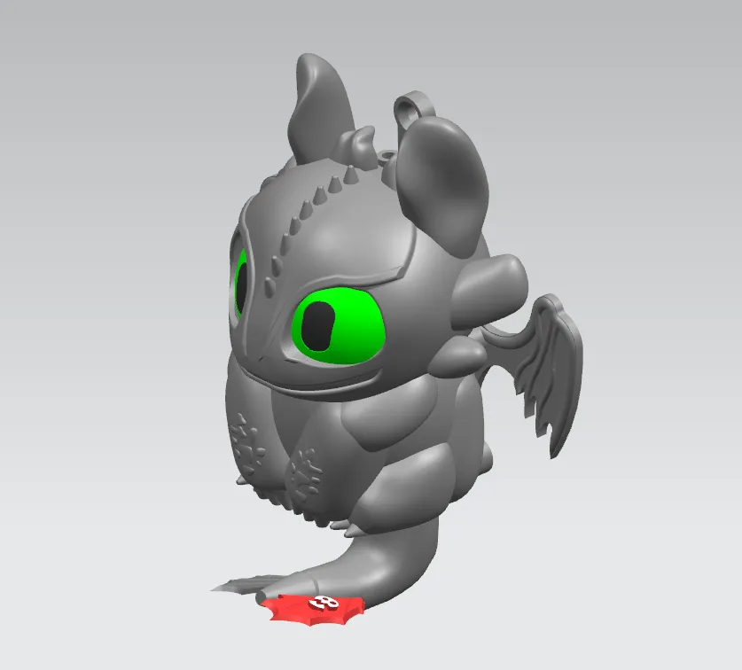 Toothless Bag Hanger by W.drop2027 MakerWorld: Download Free 3D Models