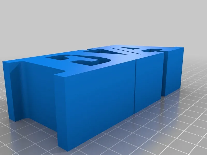 Eva Variable WORD Sculpture by diegotrap - MakerWorld