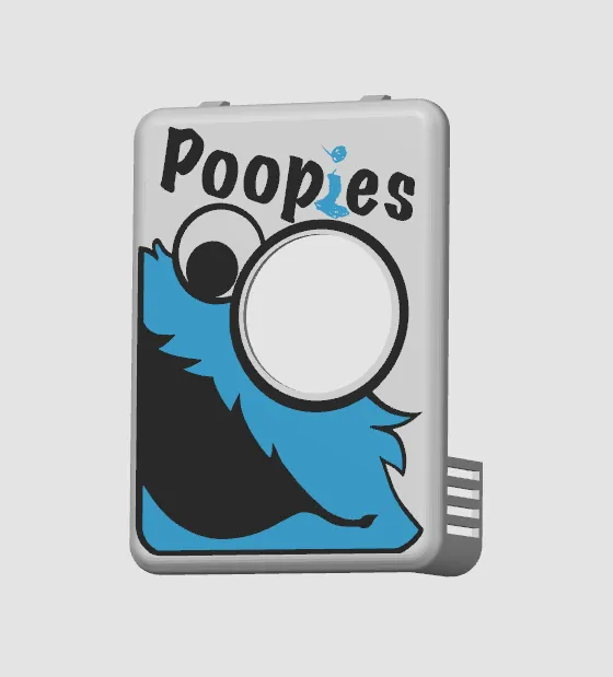 Cookie/Poopie Monster Extruder Cover for A1/A1 Mini Remixed by Skunky ...