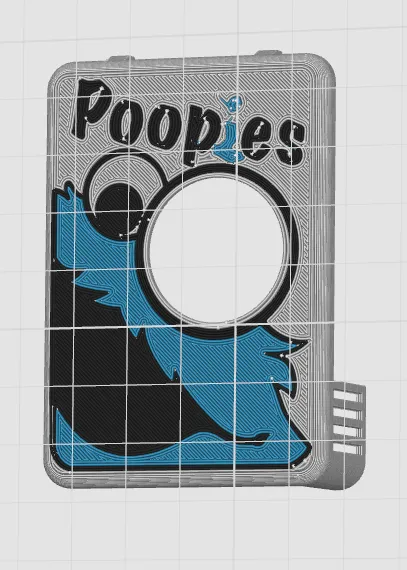 Cookie/Poopie Monster Extruder Cover for A1/A1 Mini Remixed by Skunky ...