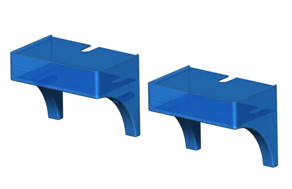 Small Shelf with Compartment For 3M Command Strips by mystoopidstuff ...