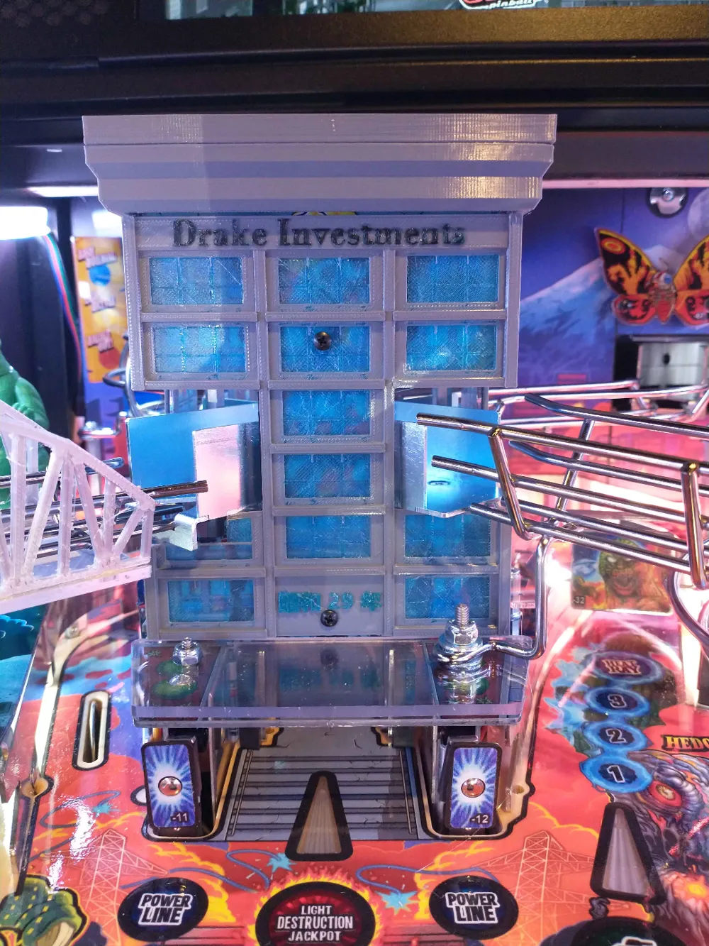 Godzilla Pro Pinball Drake Building Skin by LynnInDenver MakerWorld ...