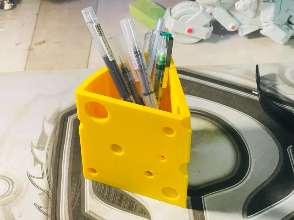 Butter Cheese Pencil Holder by mini外 - MakerWorld