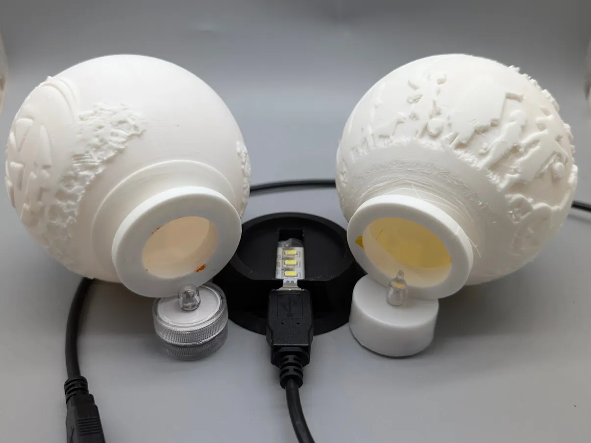 Halloween 2024 Tealight Lithophane Collection - Free 3D Print Model ...