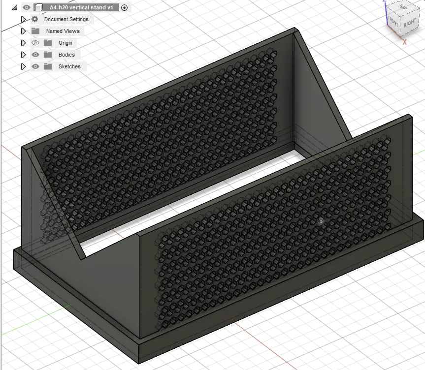 Lian li A4 H20 vertical stand - Free 3D Print Model - MakerWorld