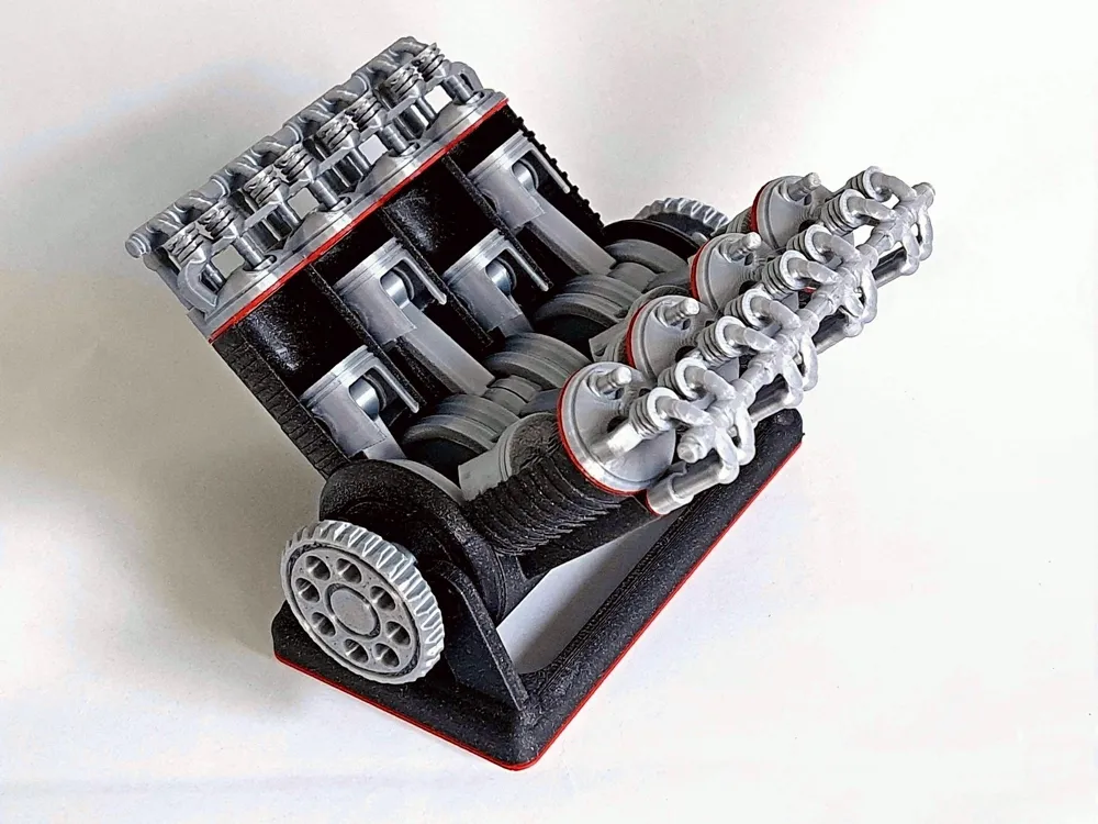 V90 8 Cylinder Engine (v60 4 cylinder) by Bootjevaarder MakerWorld ...