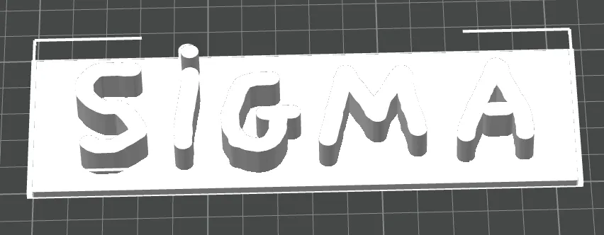 "SIGMA" sign by Alfiearme510 - MakerWorld