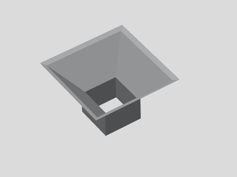 Square funnel by user_3307630607 - MakerWorld