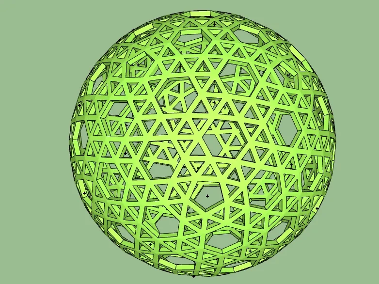 Creative sphere, can be used as a vase by user_4208499105 - MakerWorld