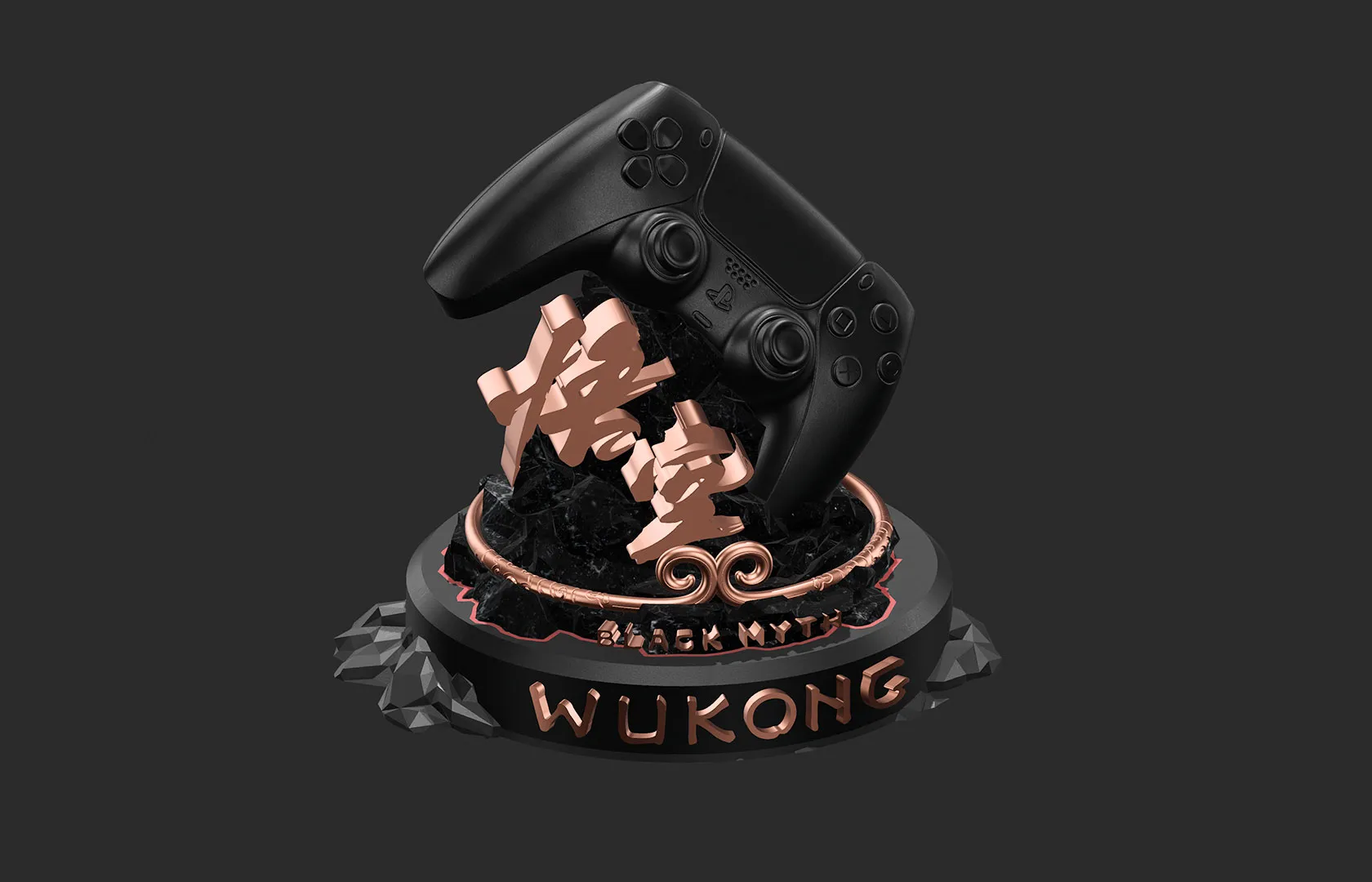Black Myth Wukong - PS5 DualSense Controller Base by canmaxfire ...