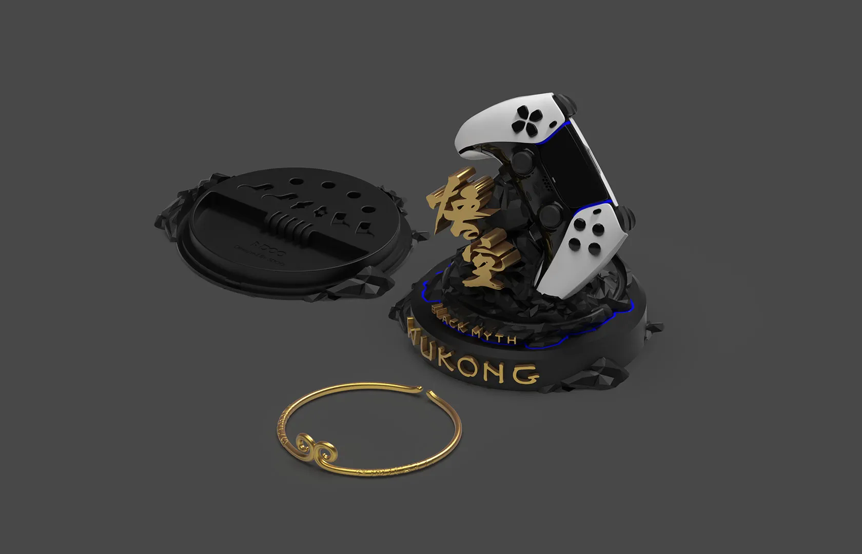 Black Myth Wukong - PS5 DualSense Controller Base by canmaxfire ...