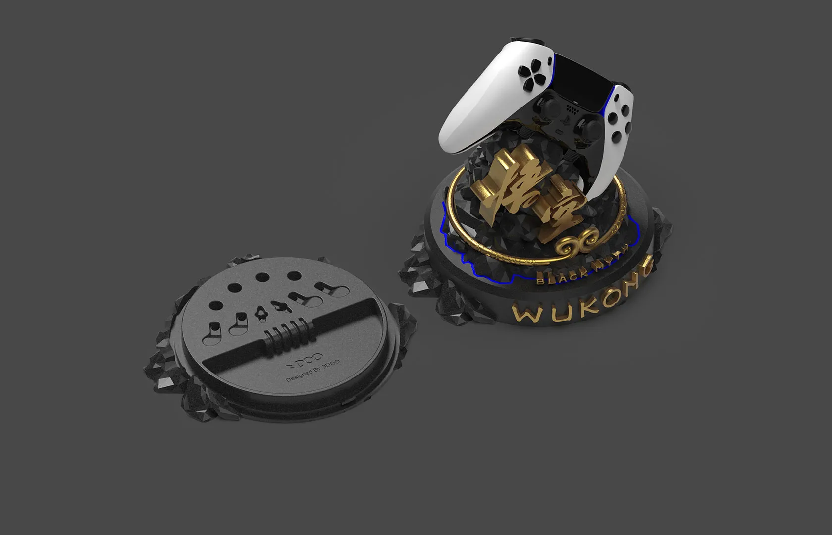 Black Myth Wukong - PS5 DualSense Controller Base by canmaxfire ...