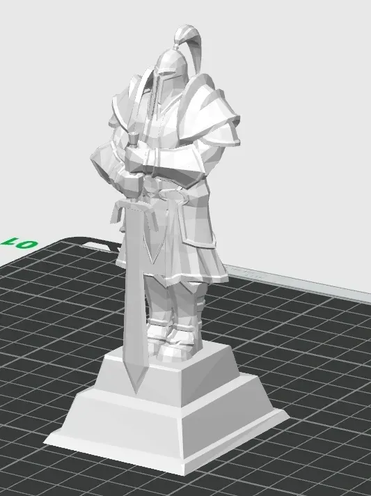 Warcraft Statue Desk Decoration - Free 3D Print Model - MakerWorld