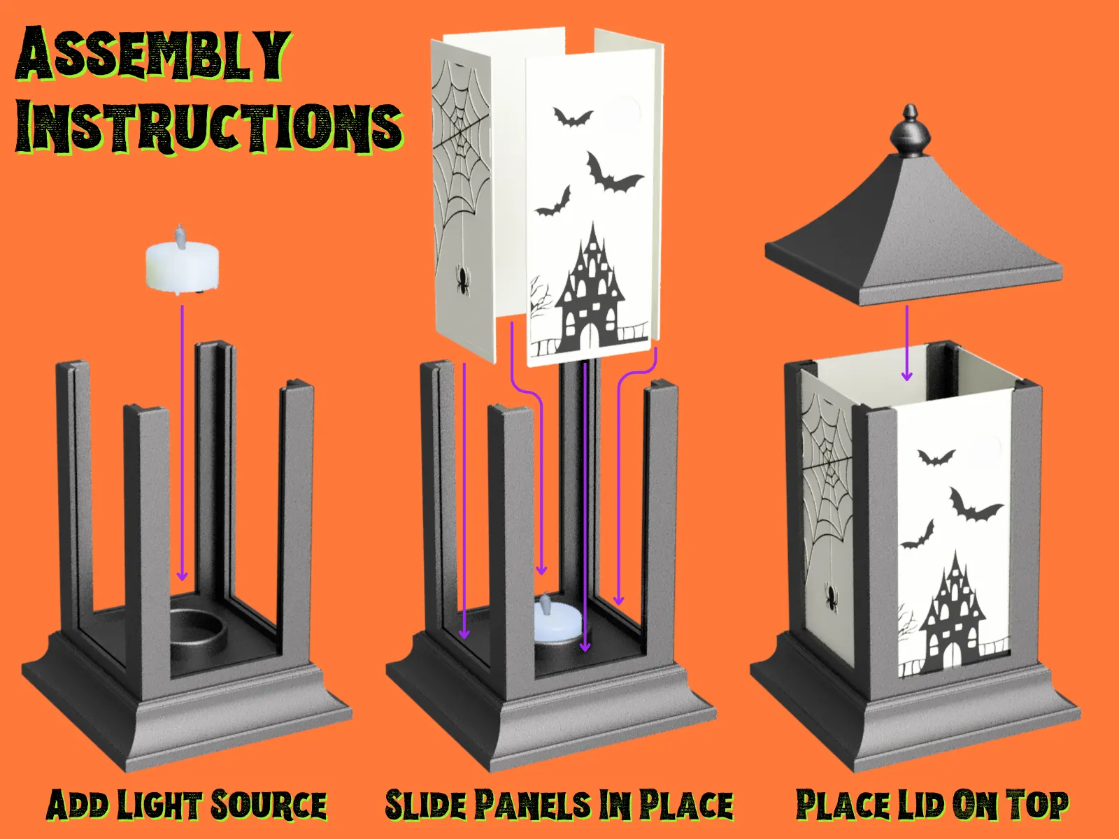 Halloween Lantern - Free 3D Print Model - MakerWorld
