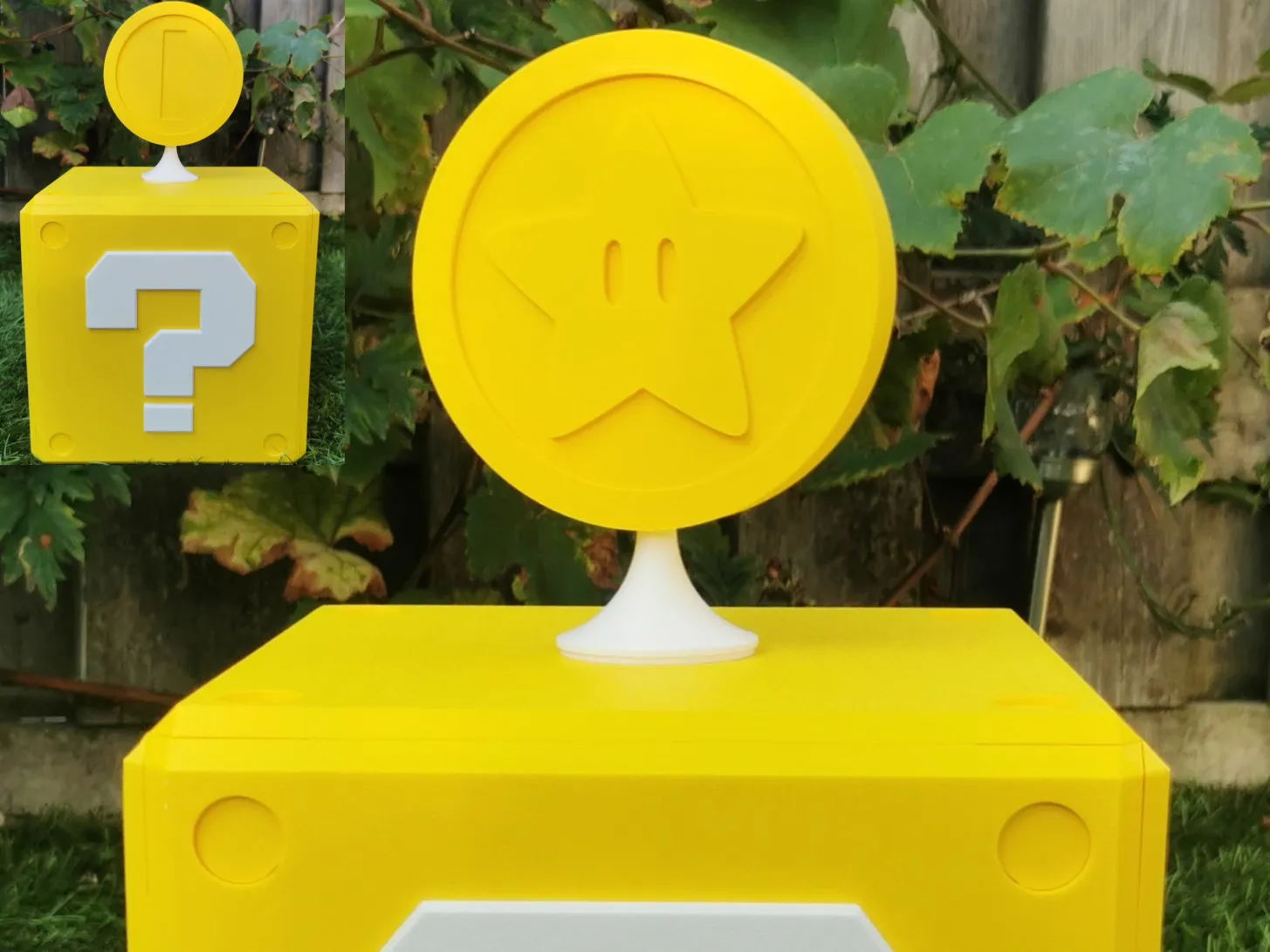 Super Mario Coin Block Lampshade and Model by rijstraket - MakerWorld