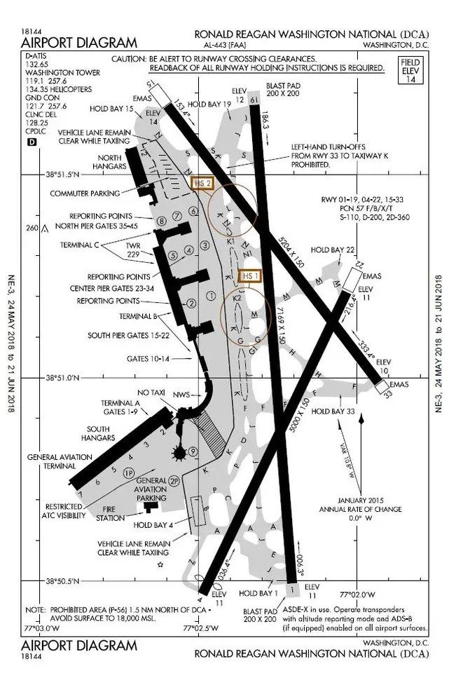 Ronald Reagan National Airport Map by Connor SigmanMakerWorld: Download ...