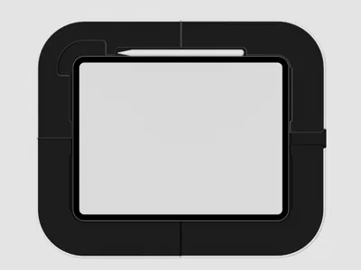 iPad Pro drawing frame and stand: THE FRAME by WouterZ - MakerWorld