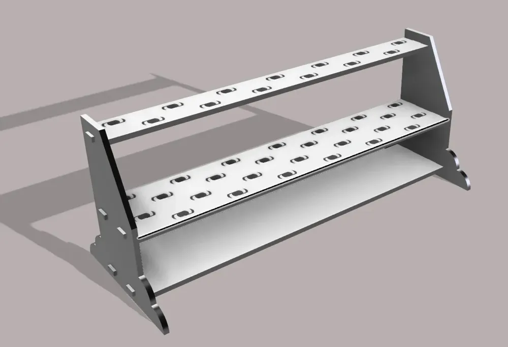 DUMMY 13 miniature weapons and storage rack by 3D Printed Chef - MakerWorld