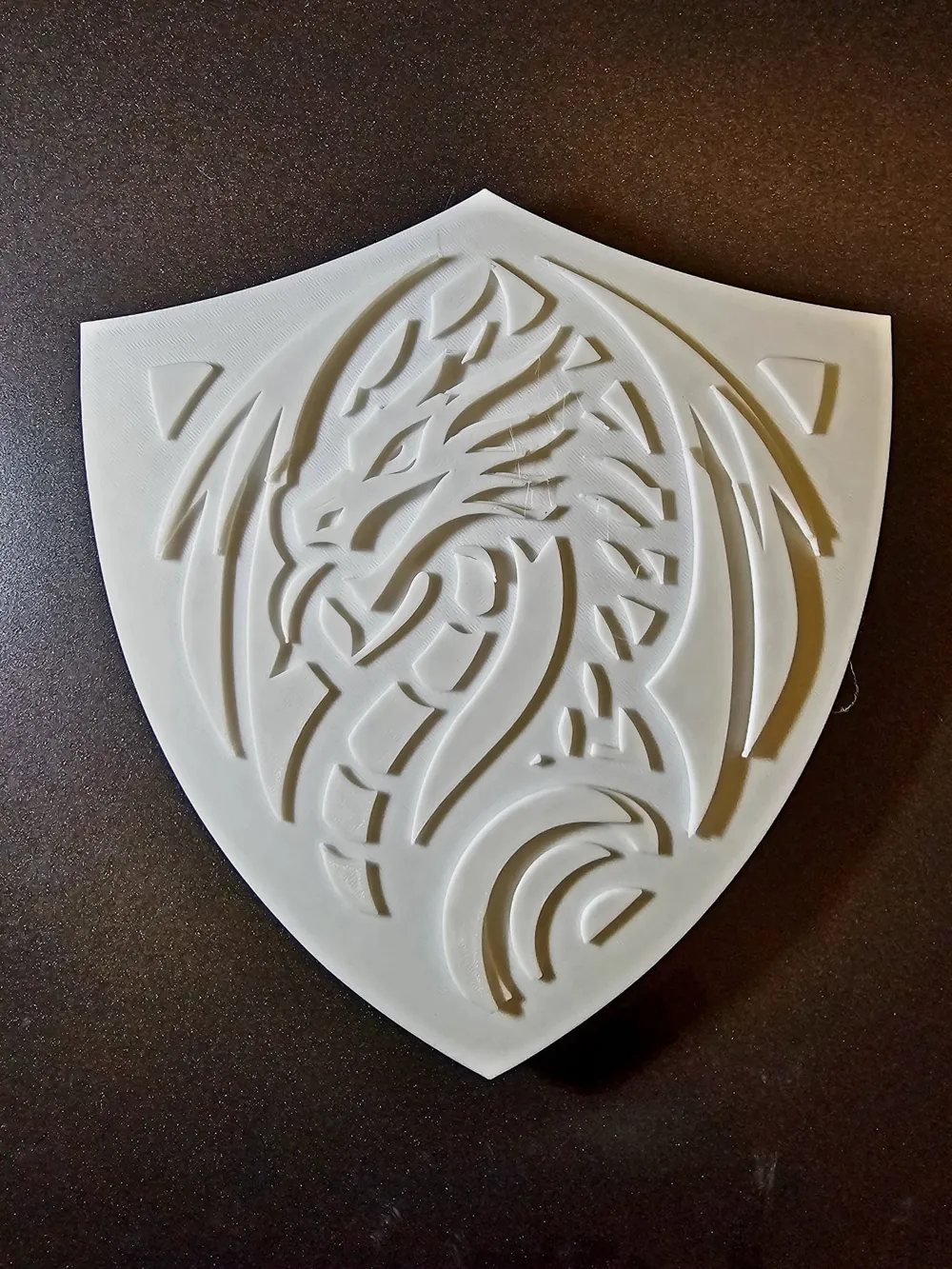 3D White Dragon Wall Decor by ParadoxH - MakerWorld