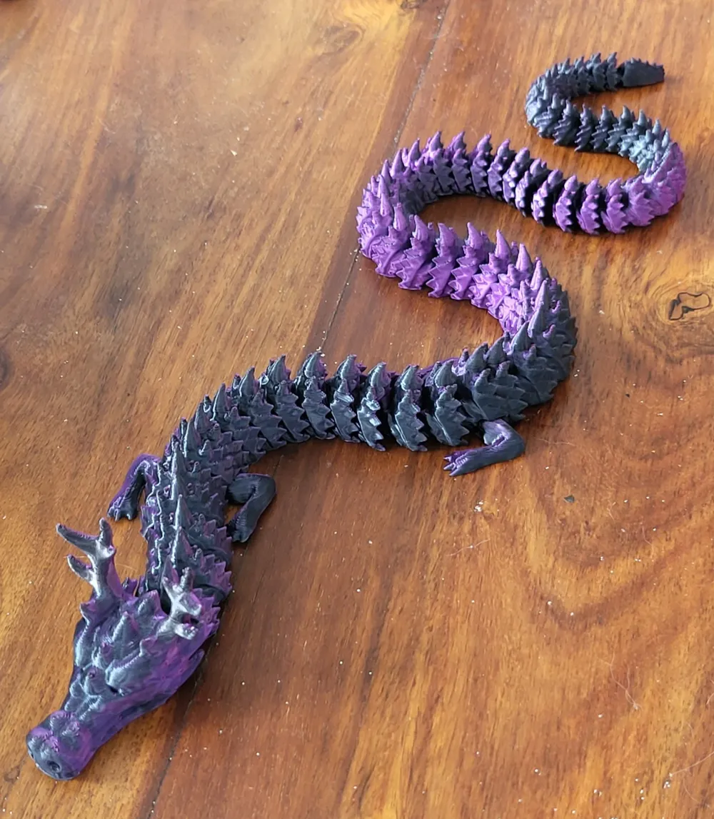 Flexi dragon by Starfy - MakerWorld