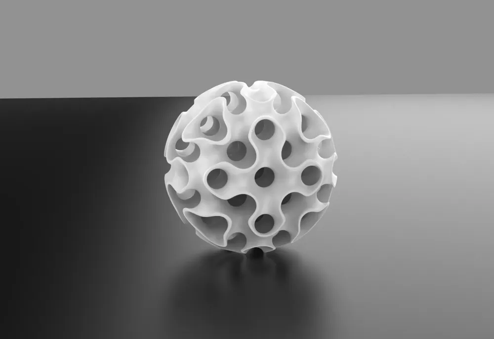 Desktop ornament, strange ball, porous ball by hild - MakerWorld