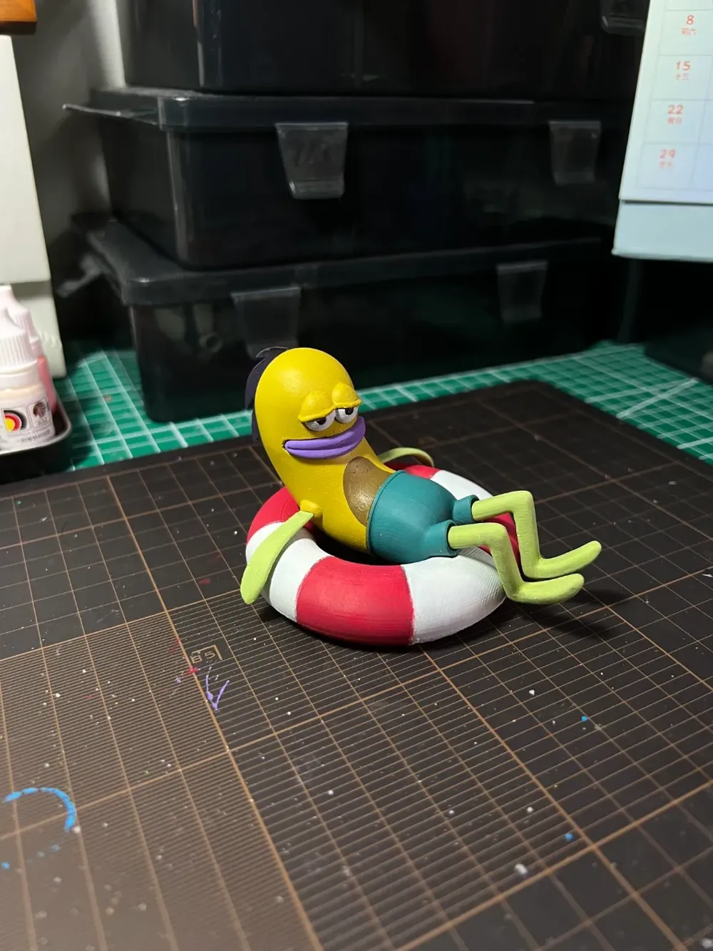 Spongebob Bikini Bottom Lazy Fish Assembly Model by CC - MakerWorld