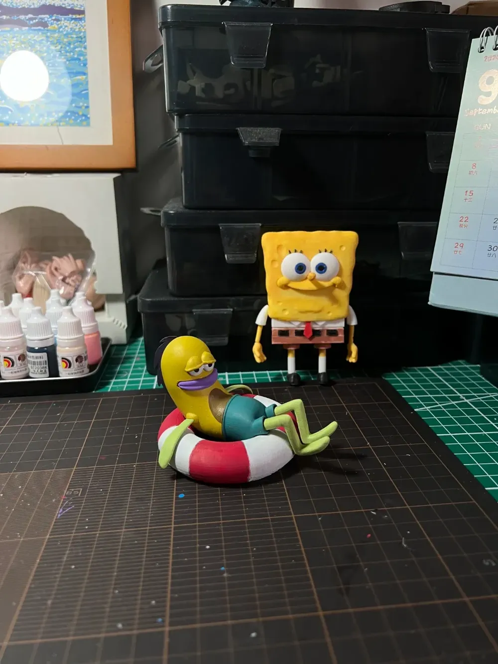 Spongebob Bikini Bottom Lazy Fish Assembly Model by CC - MakerWorld