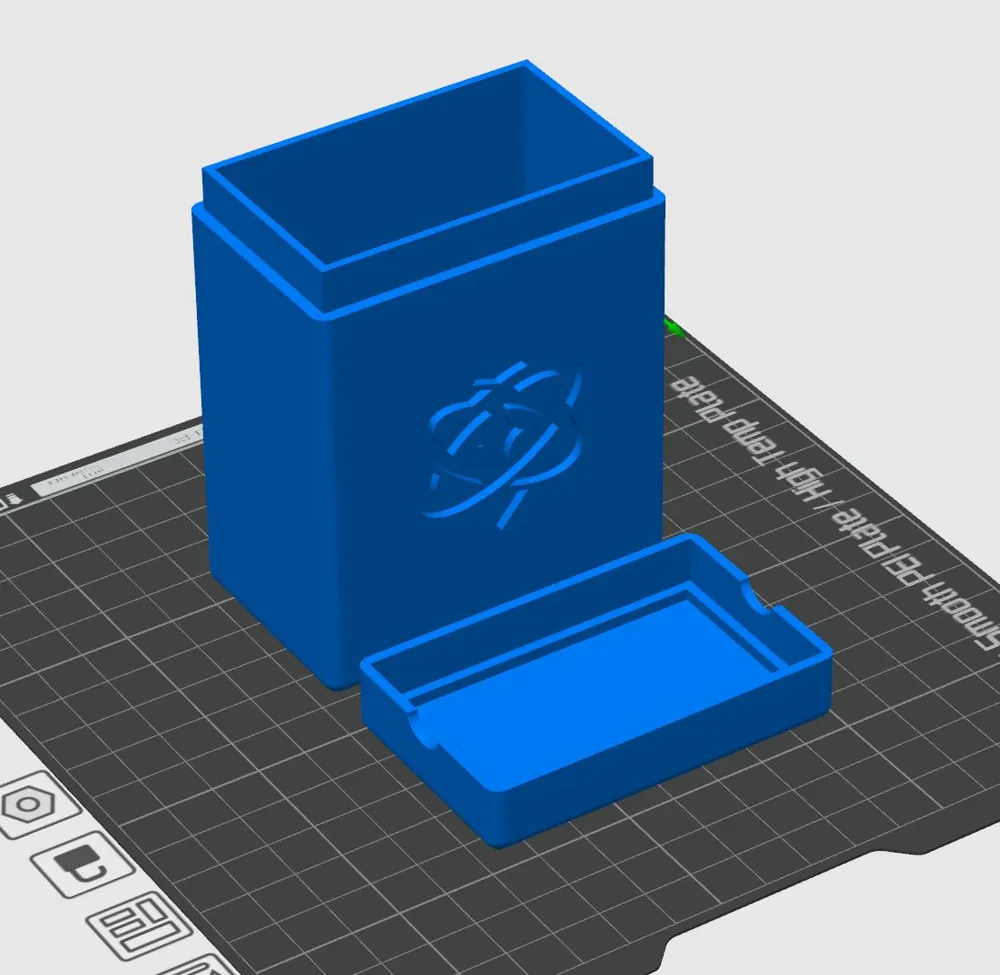 Lorcana Sapphire Deck Box Holds Cards With Sleeves Remixed by Sn1f3R ...