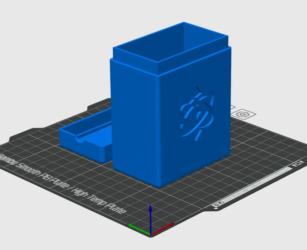 Lorcana Sapphire Deck Box Holds Cards With Sleeves Remixed by Sn1f3R ...