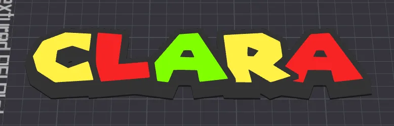 Clara Super Mario Font by SunReal92 - MakerWorld